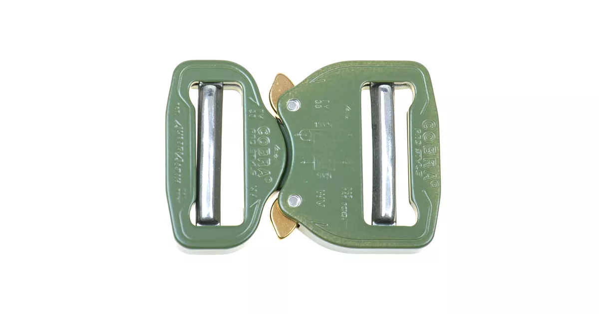 AustriAlpin - Klamra Cobra Pro Style 9kN 38mm OLIVE GREEN dwustronnie ...